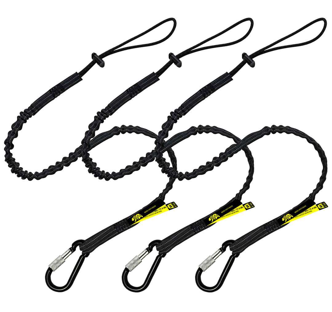 BearTOOLS Tool Lanyard with Aluminum Screw Lock Carabiner Black ...