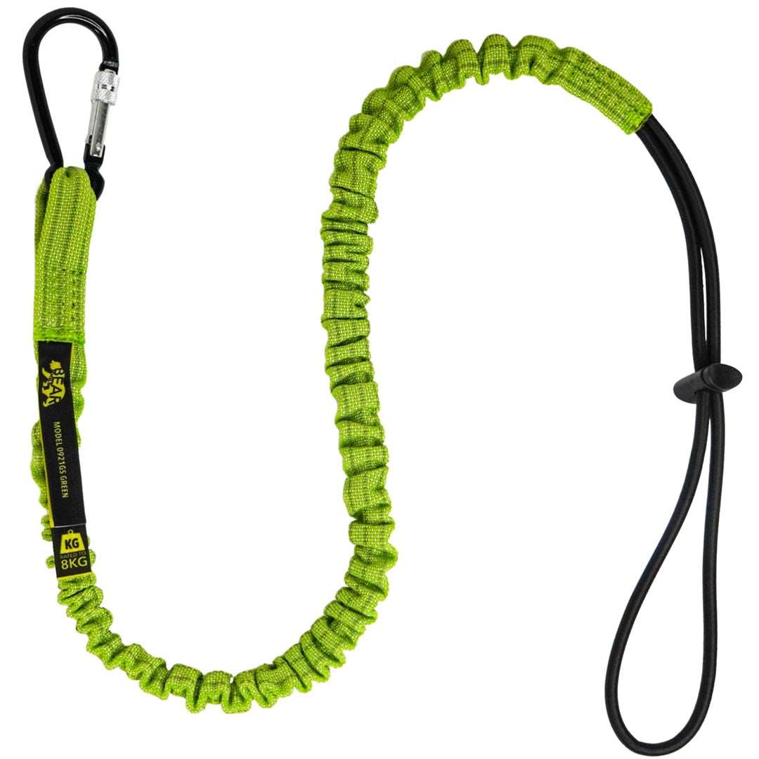 BearTOOLS Tool Lanyard with Aluminum Screw Lock Carabiner Green ...
