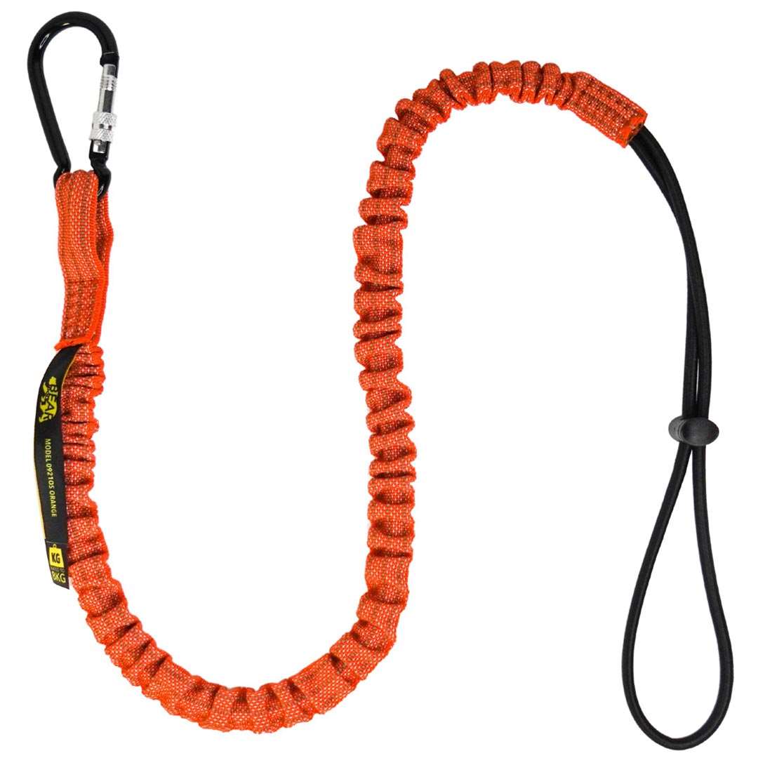BearTOOLS Tool Lanyard with Aluminum Screw Lock Carabiner Orange ...