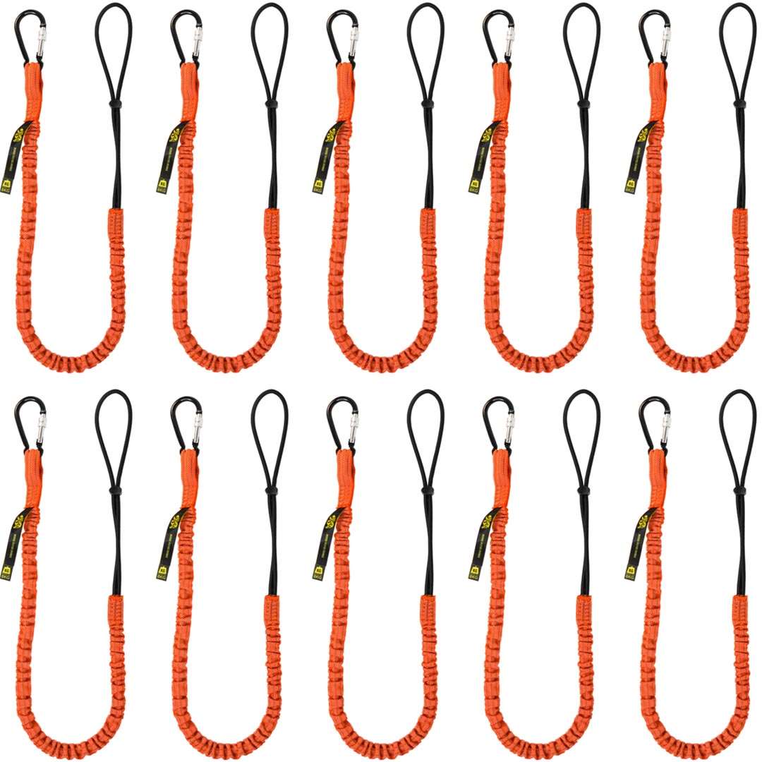 BearTOOLS Tool Lanyard with Aluminum Screw Lock Carabiner Orange ...