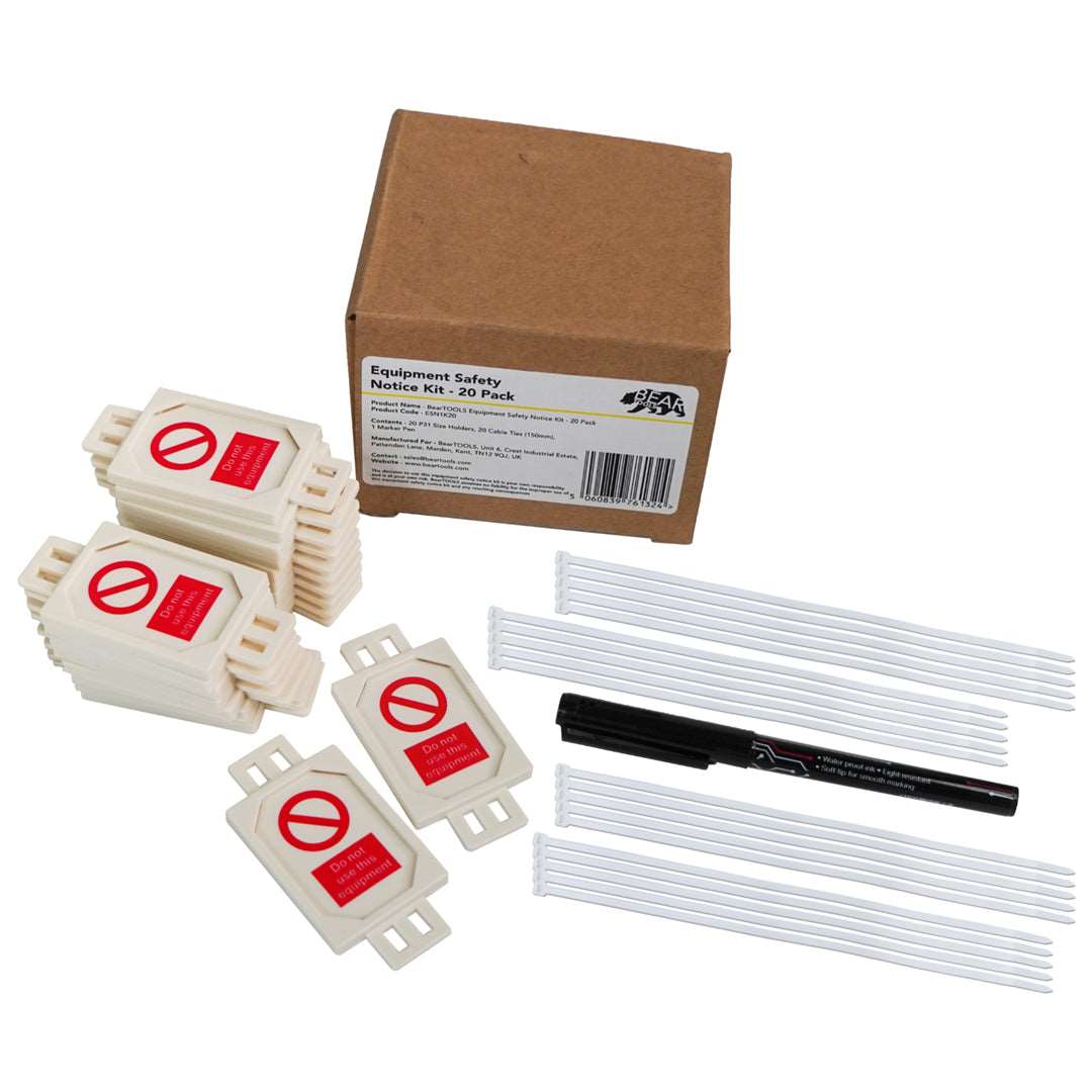 BearTOOLS Equipment Safety Inspection Kit 20 Pack – GearbyBear