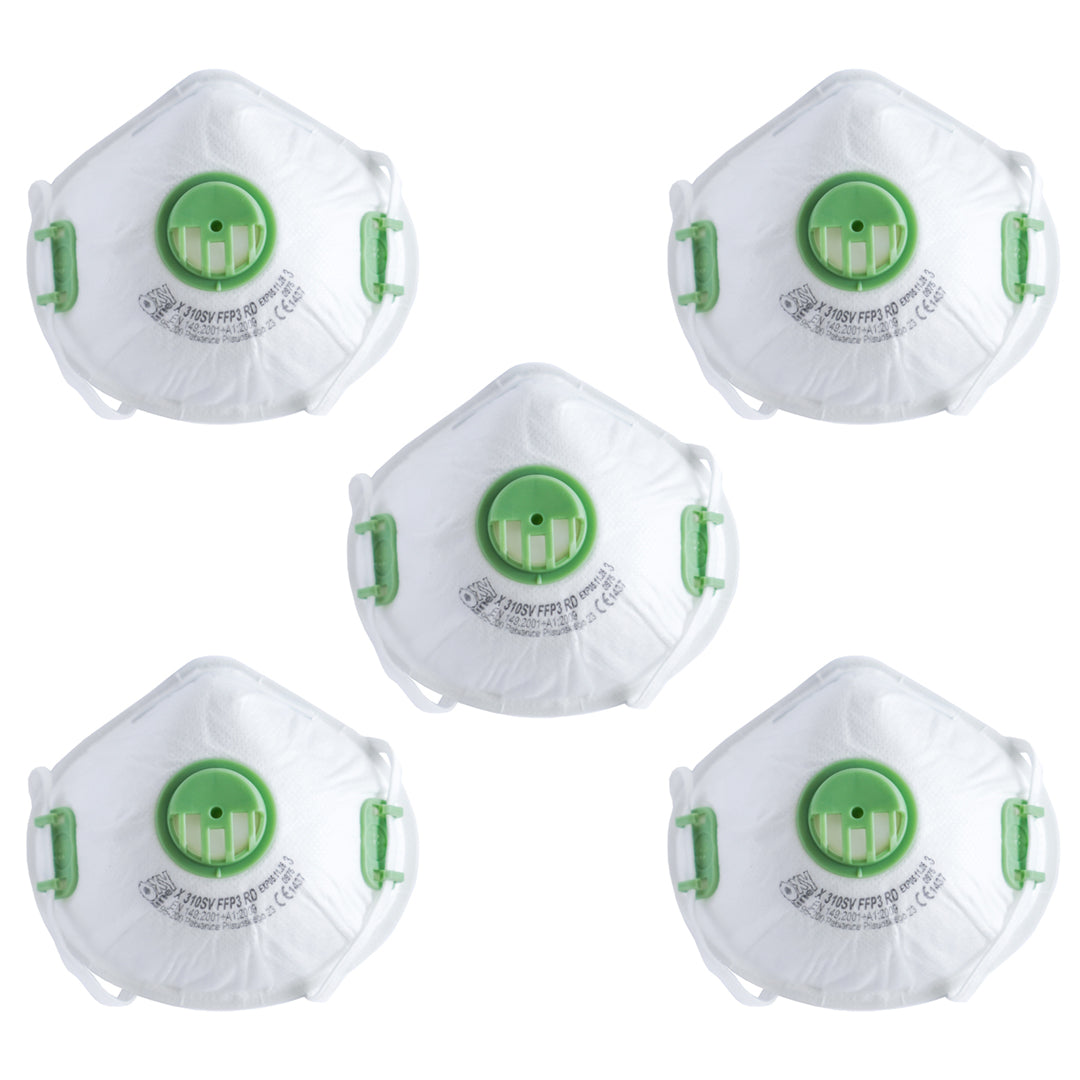 FFP3 Respirator, Construction Dust Mask, CE, EN149:2001+A1:2009 Face M ...